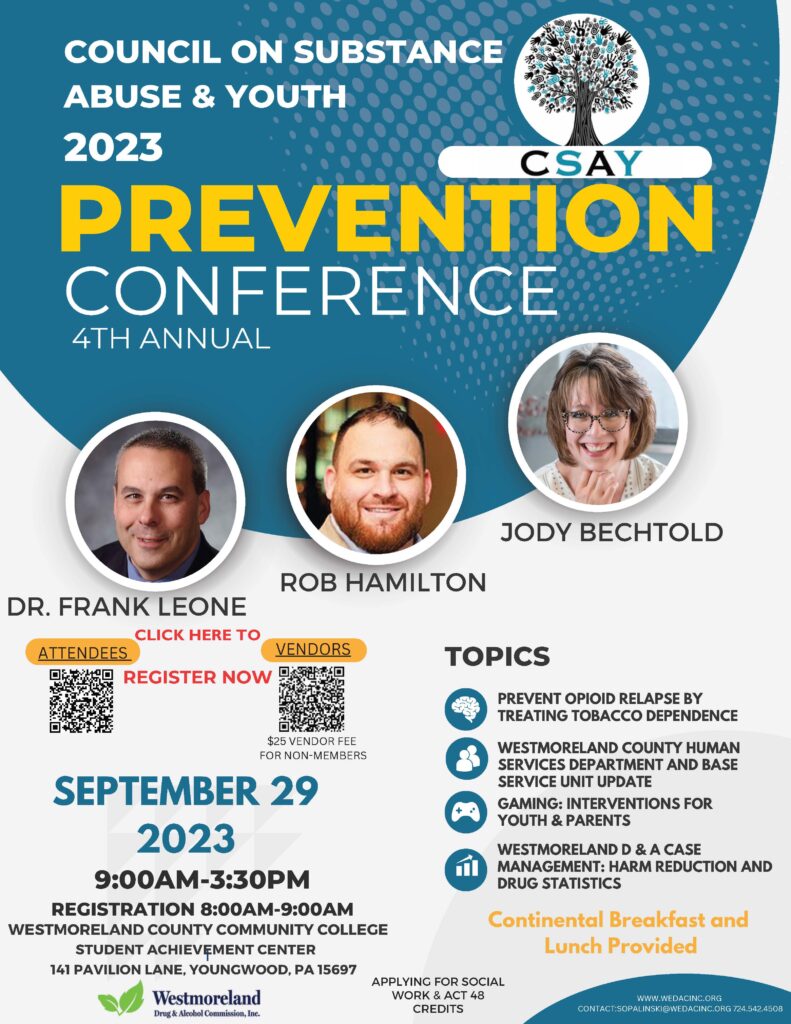 2023 prevention conference flyer - Westmoreland Drug & Alcohol ...